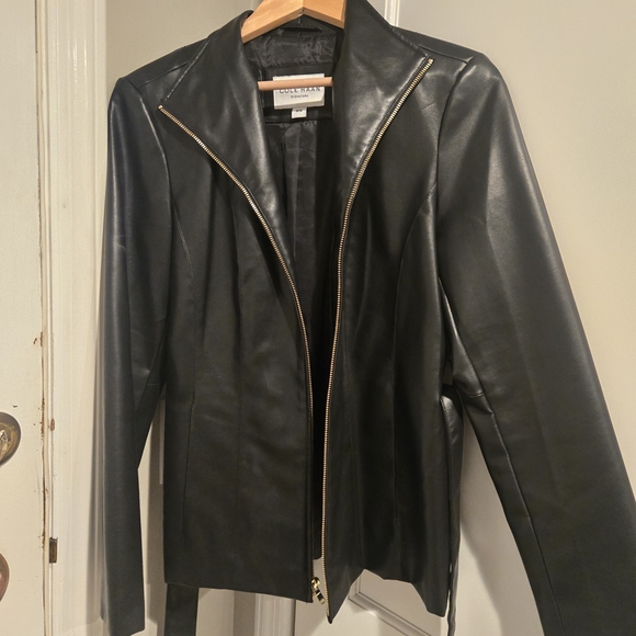 Cole Haan | Jackets & Coats | Cole Haan Signature Faux Leather Jacket ...